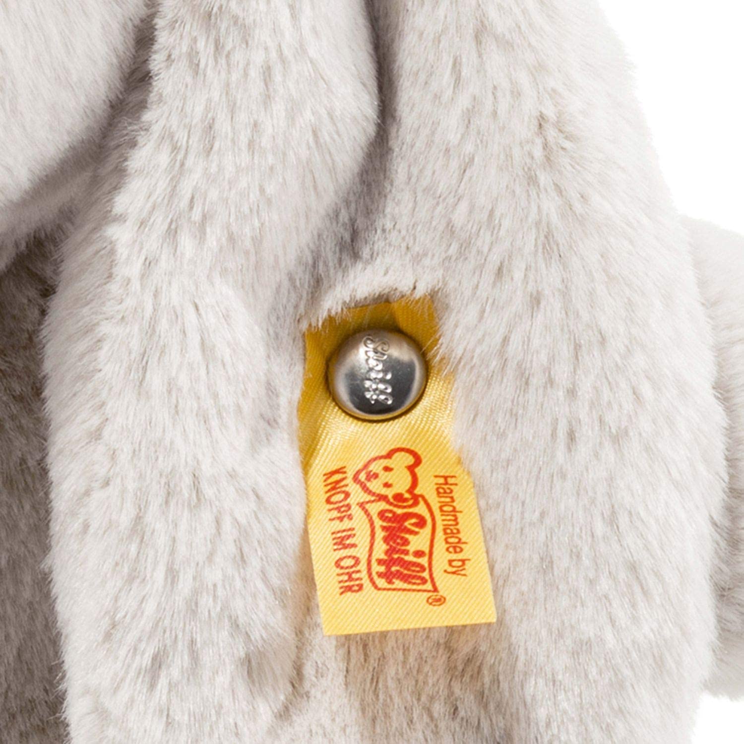 Steiff Soft Cuddly Friends Hoppie Rabbit, Light Grey, 28 cm, 80470